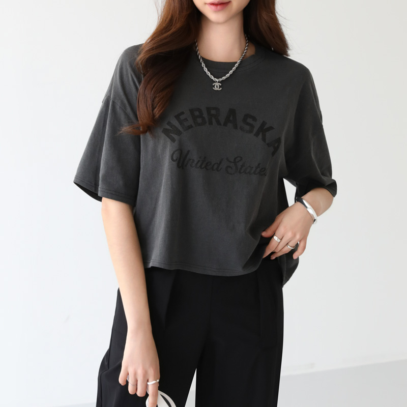 [스카 피그먼트 티셔츠 #112222]