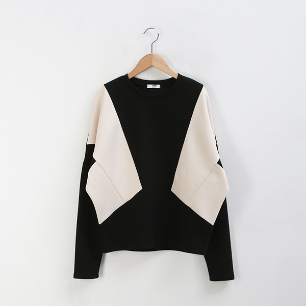 [메이플 가오리핏 배색티셔츠 #111116]