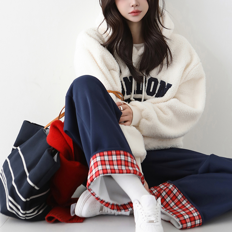[기모 부클 레터링 루즈핏 맨투맨 #112799]
