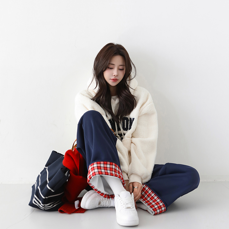 [기모 부클 레터링 루즈핏 맨투맨 #112799]